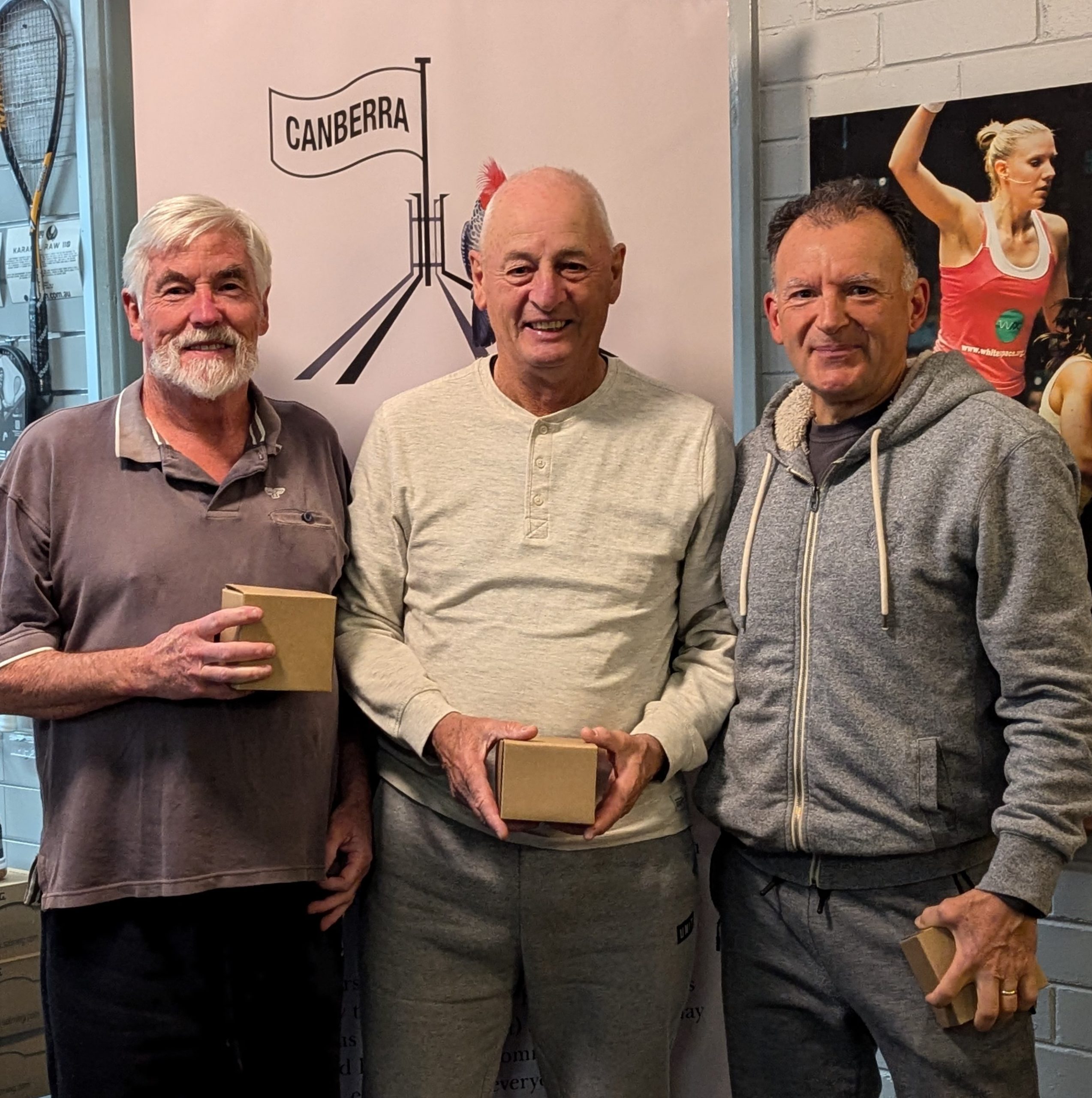 ACT Masters Squash | WINTER 2024 COMPETITION – Monday night results